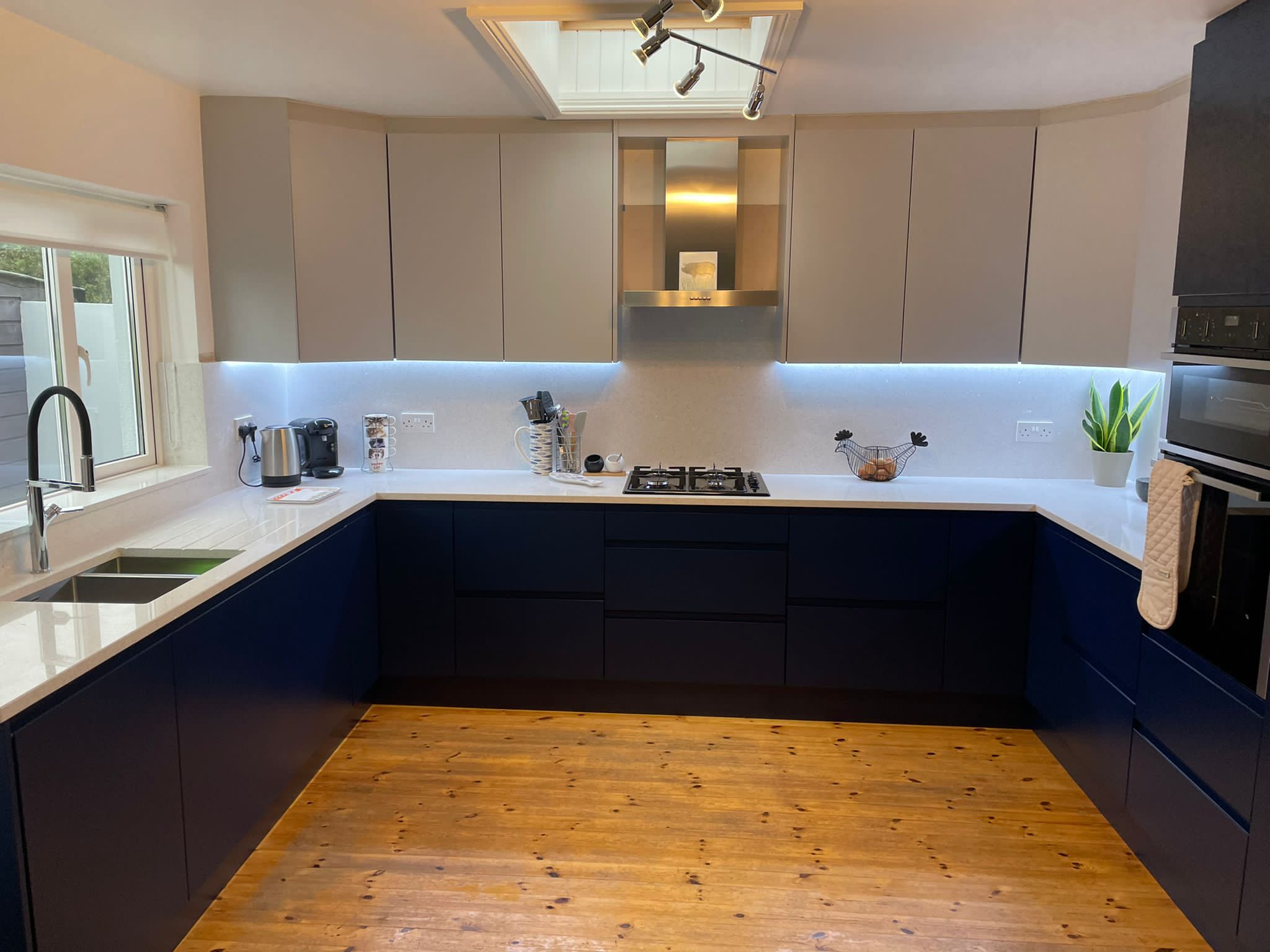 Modern Kitchen with Stone Worktop - Bespoke Kitchens Ireland - Custom ...