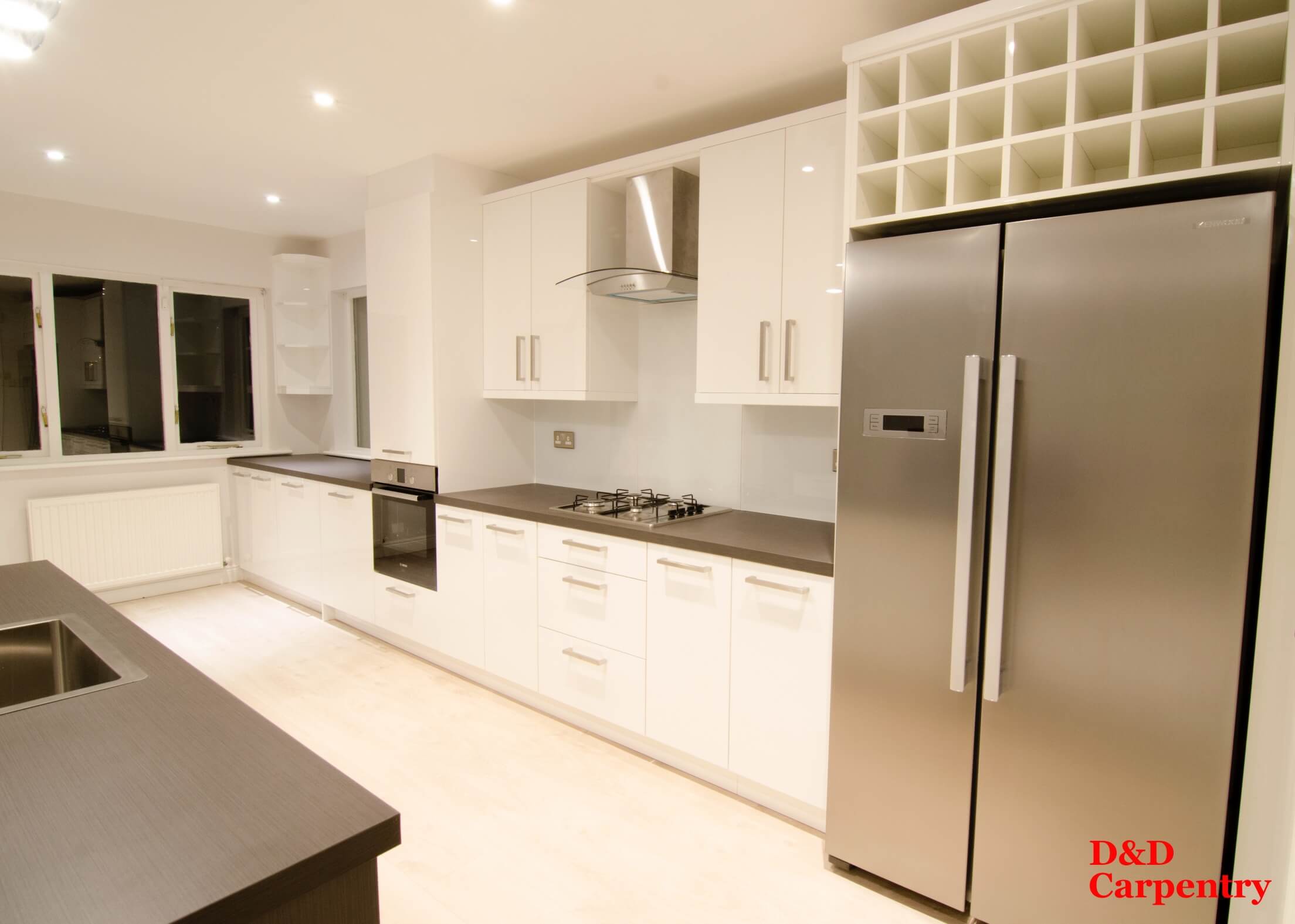Gloss Finish Modern Kitchen Design - Bespoke Kitchens Ireland - Custom ...