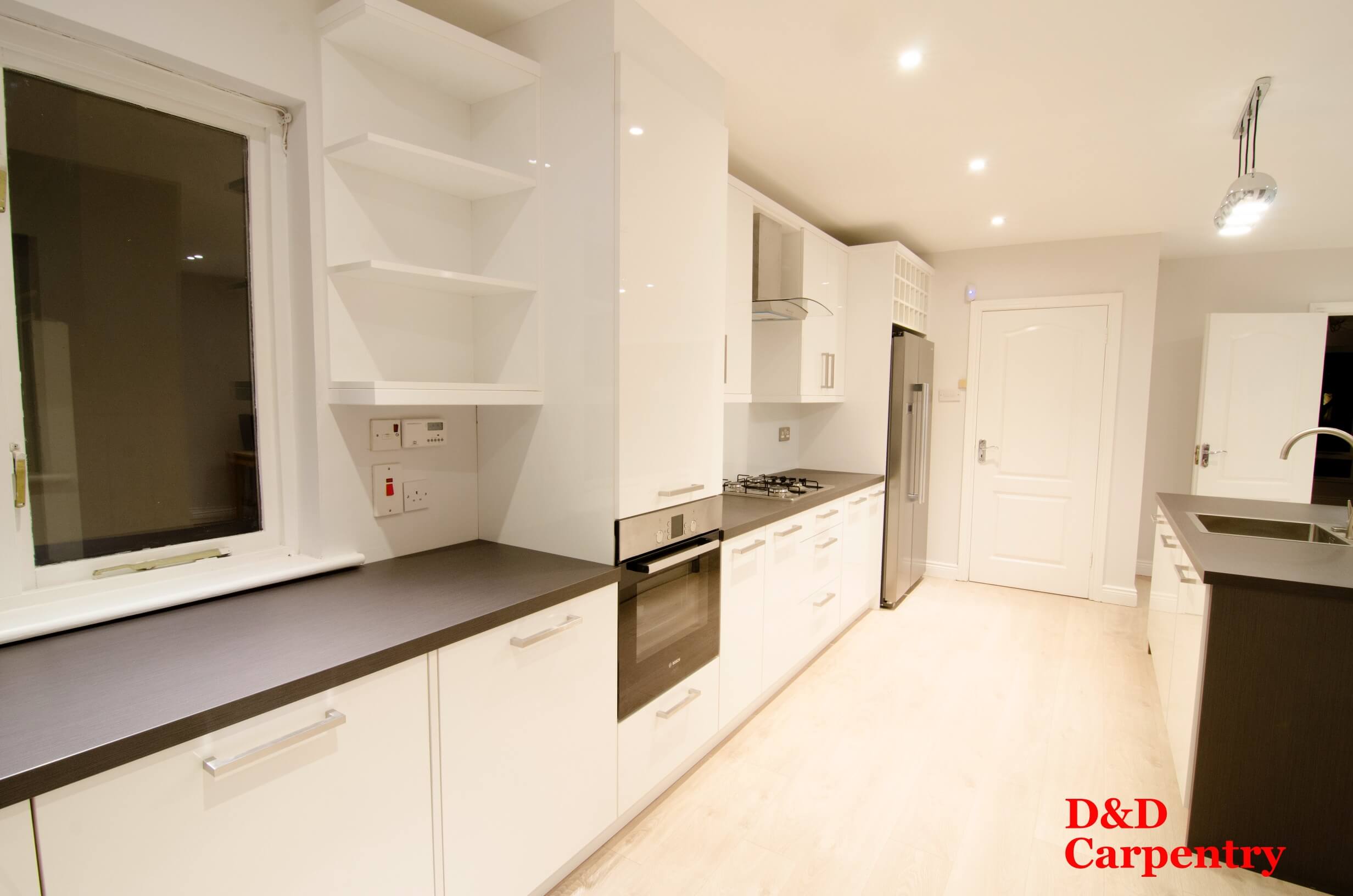 Gloss Finish Modern Kitchen Design - Bespoke Kitchens Ireland - Custom ...